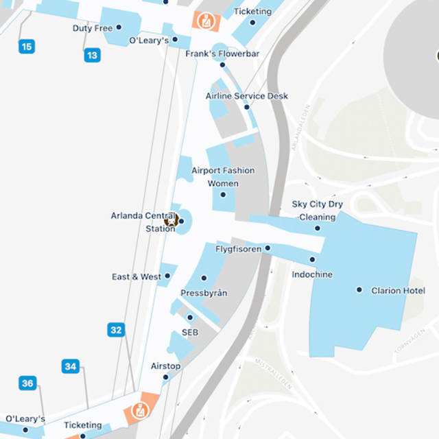 Stockholm Arlanda Airport Map | ARN Terminal Guide