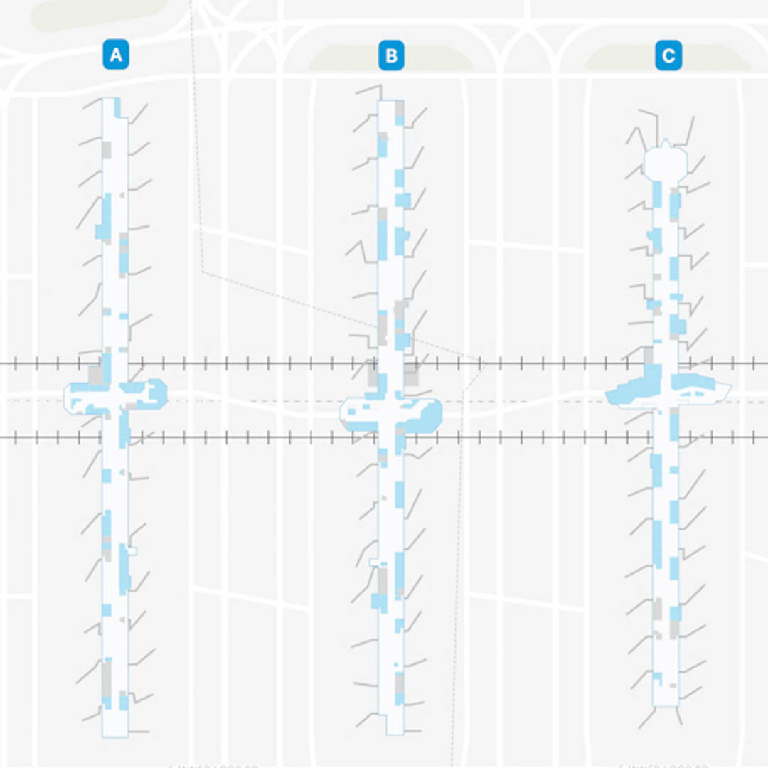 Hartsfield Jackson Atlanta Airport ATL Concourse F Map