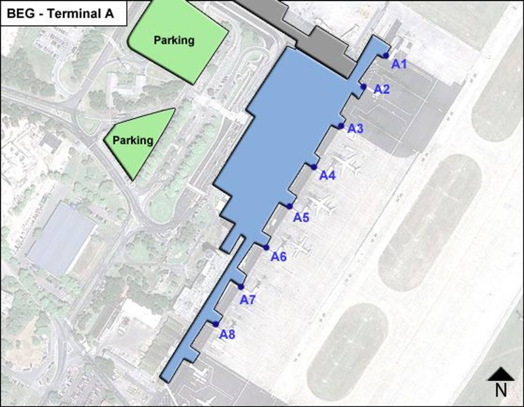 Belgrade Nicola Tesla Airport Map | BEG Terminal Guide