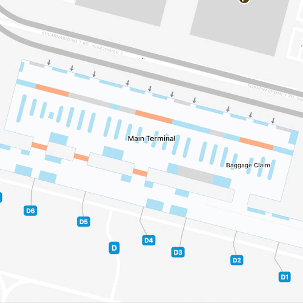 Bangkok Suvarnabhumi Airport Map | BKK Terminal Guide