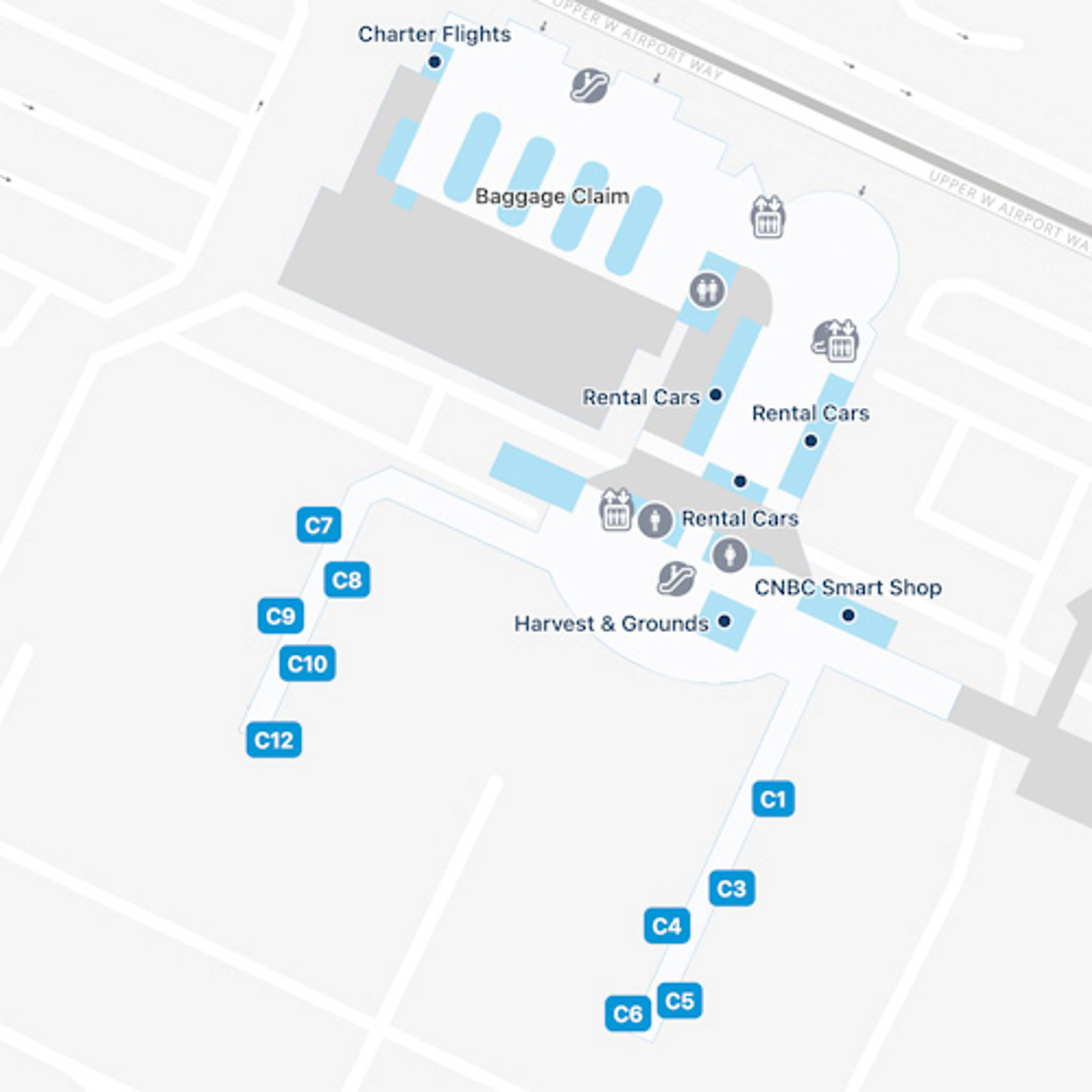 Boise Airport Map | BOI Terminal Guide
