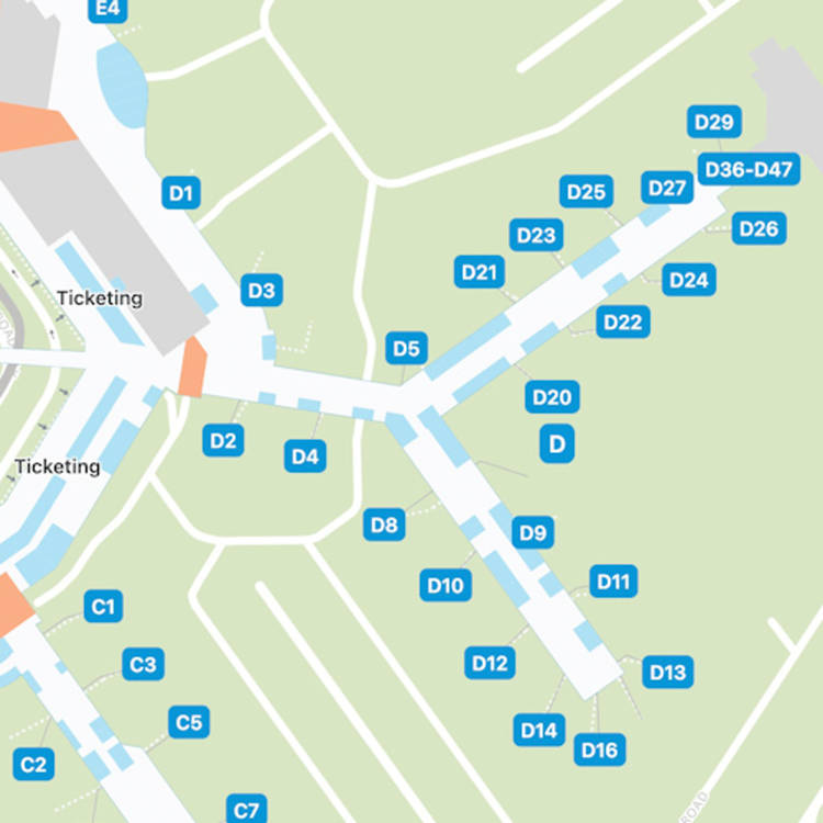 Baltimore Washington Airport Map | BWI Terminal Guide