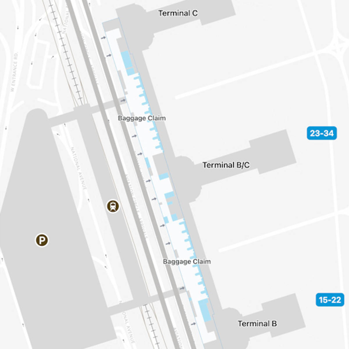 Reagan National Airport Map | DCA Terminal Guide