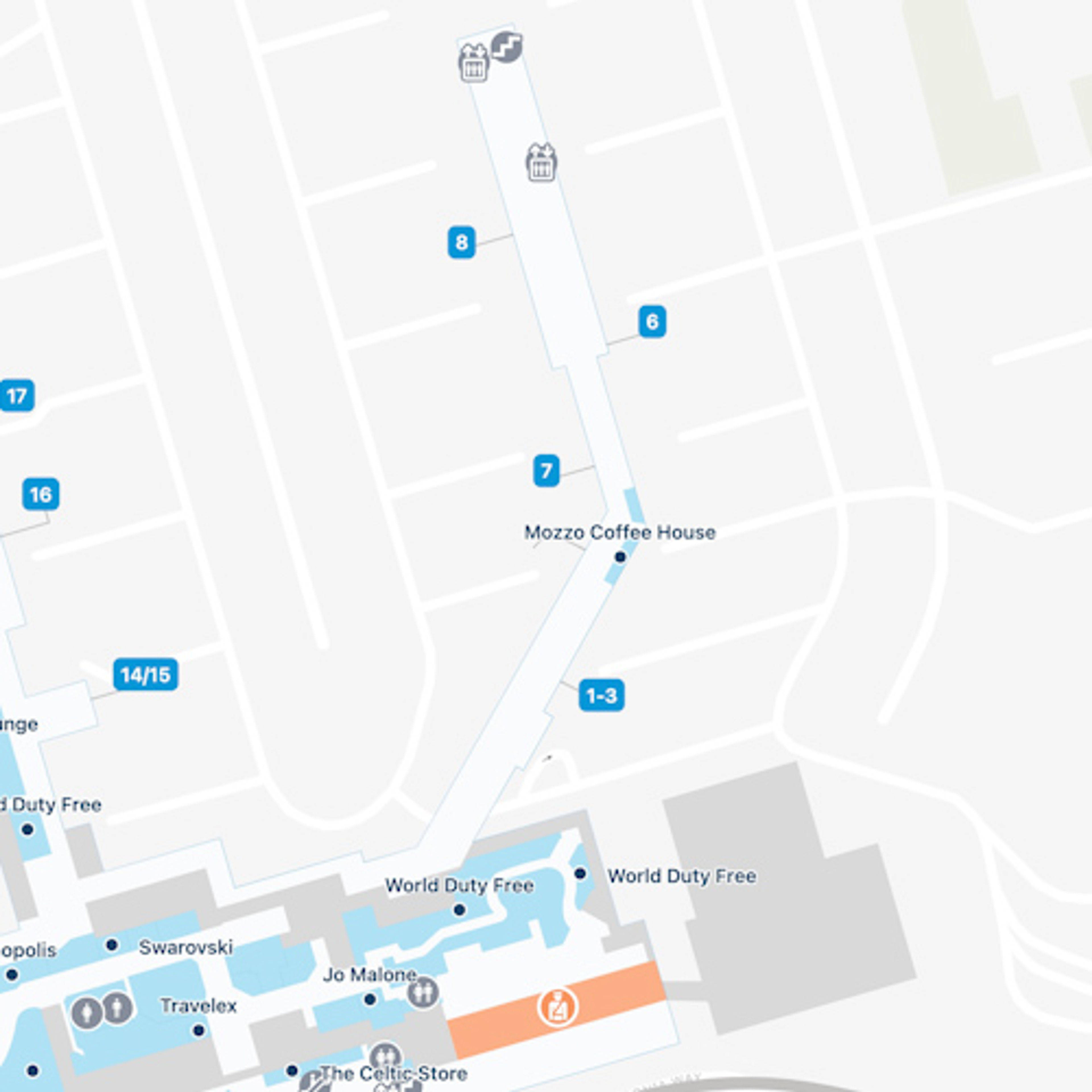 Glasgow Airport Map | GLA Terminal Guide