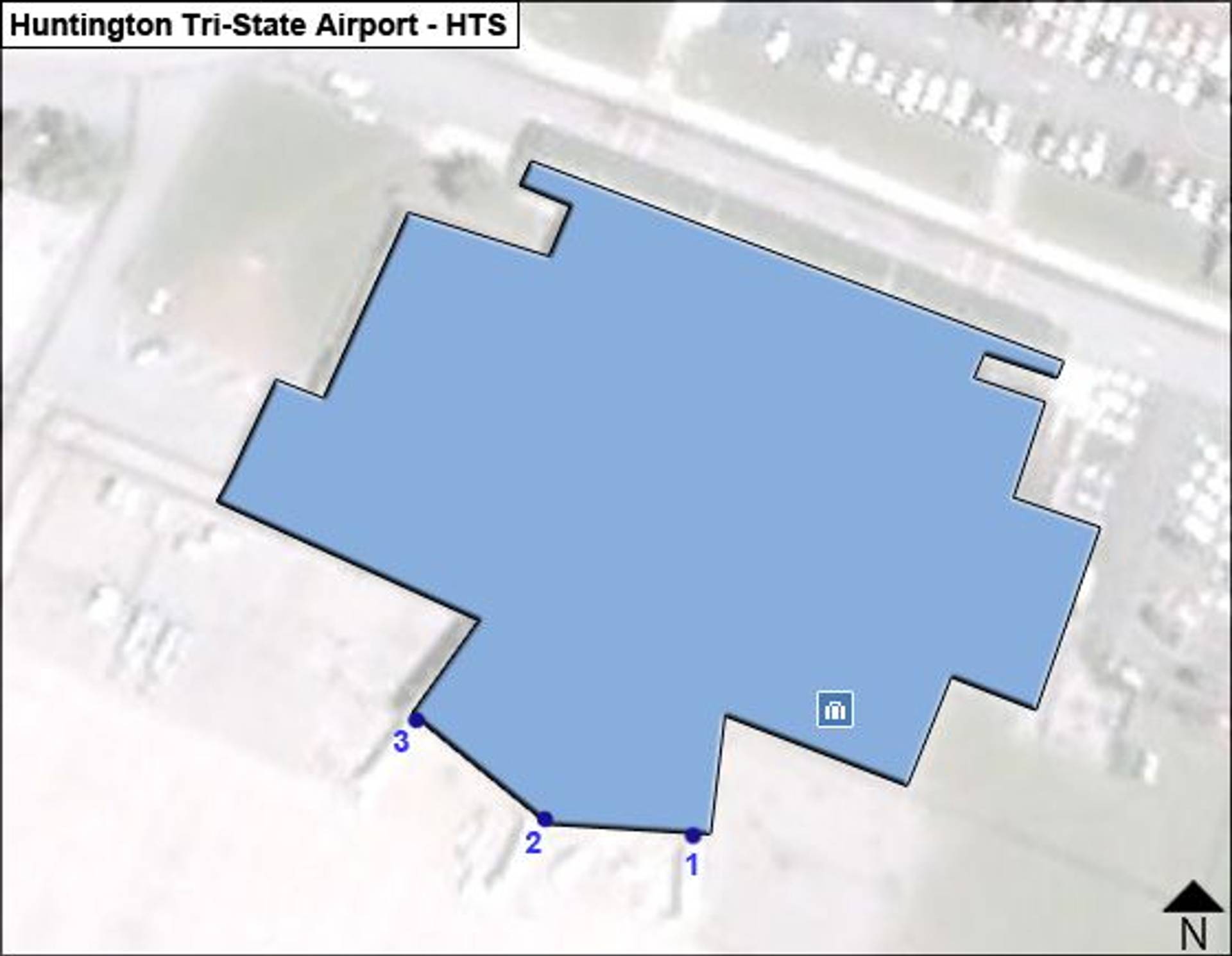 Huntington Tri-State Airport Map | HTS Terminal Guide