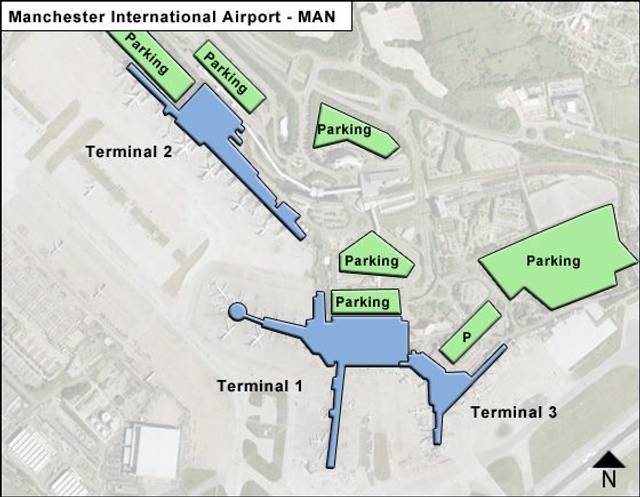 Manchester MAN Airport Restaurants & Stores