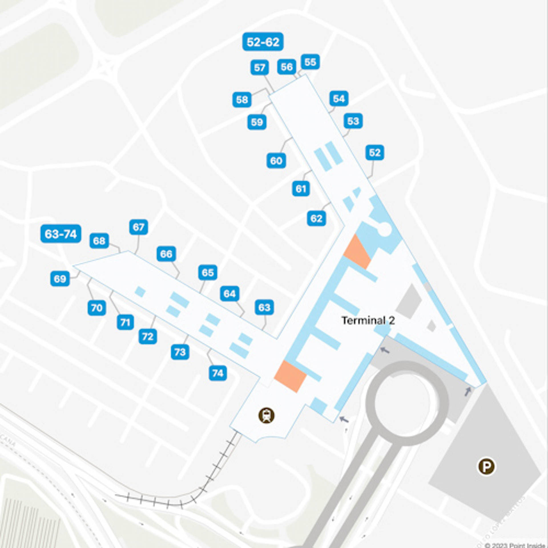 Mexico City Benito Juarez Airport MEX Terminal 1 Map