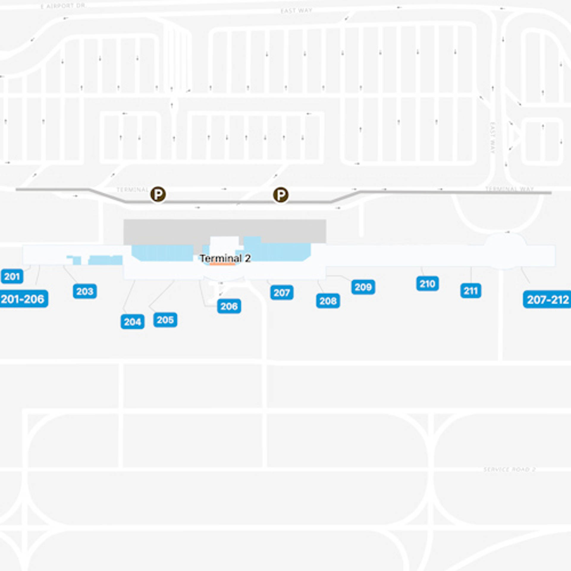 LA Ontario Airport Map | ONT Terminal Guide