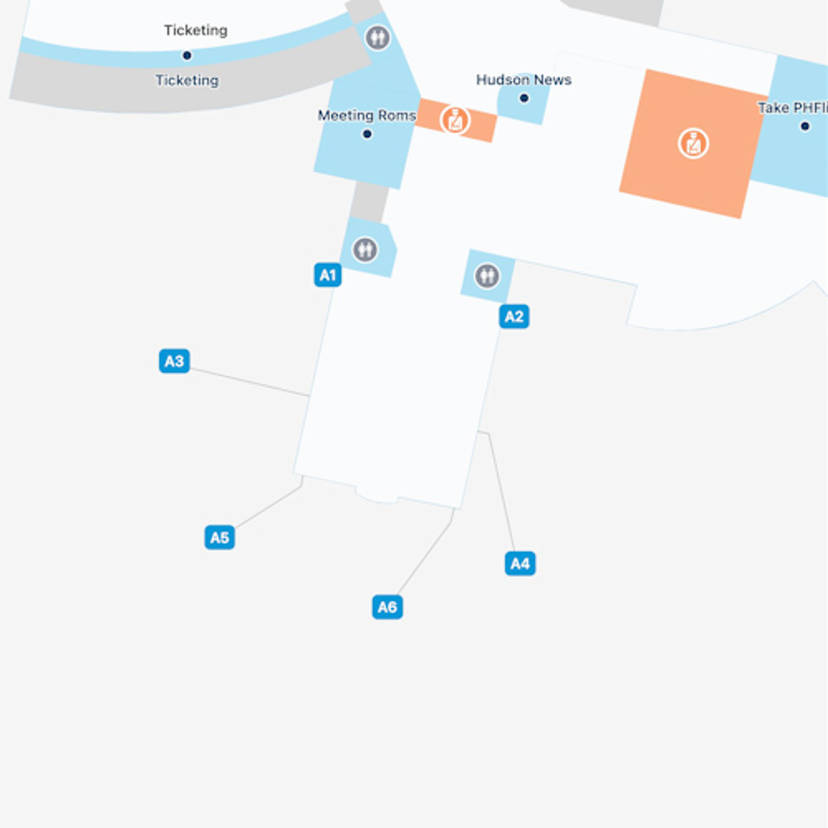 Newport News Williamsburg Airport Map | PHF Terminal Guide