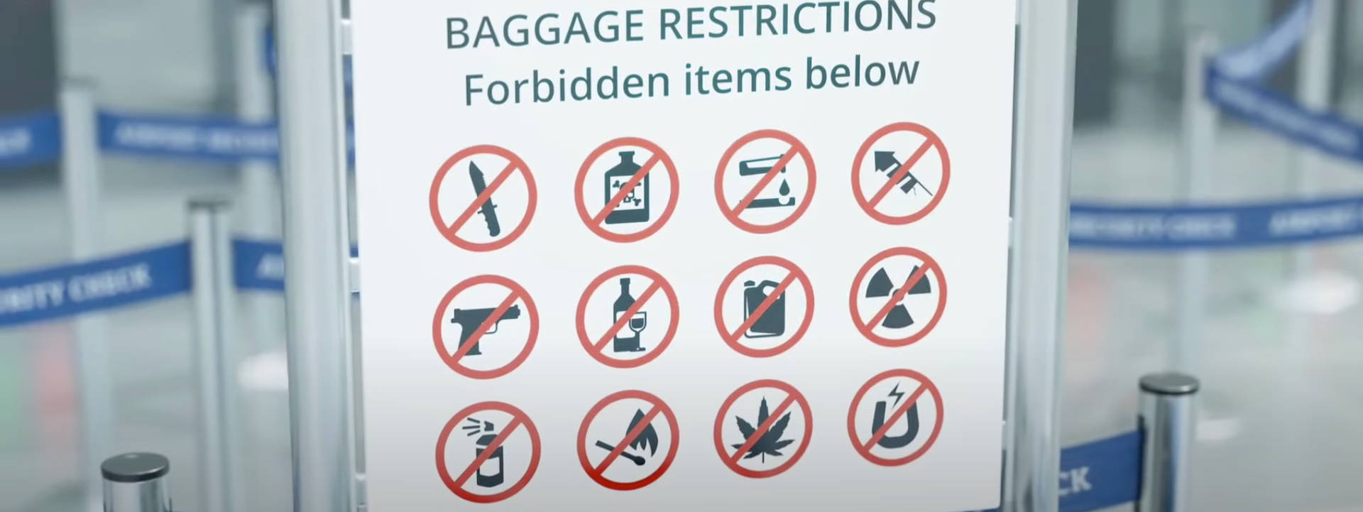 Don't Bring Non-Permitted Items Onboard Flights! Know First