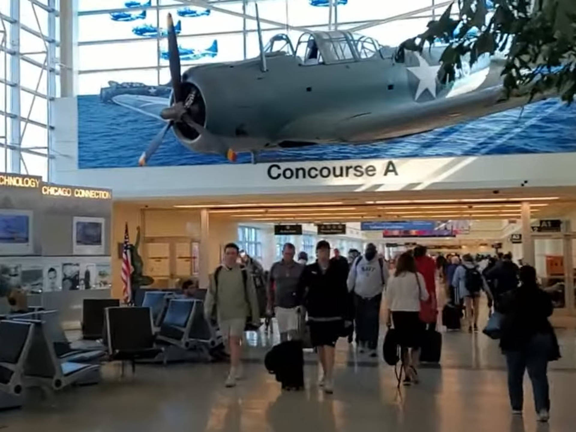 Chicago Midway Airport Concourse A Map & Guide