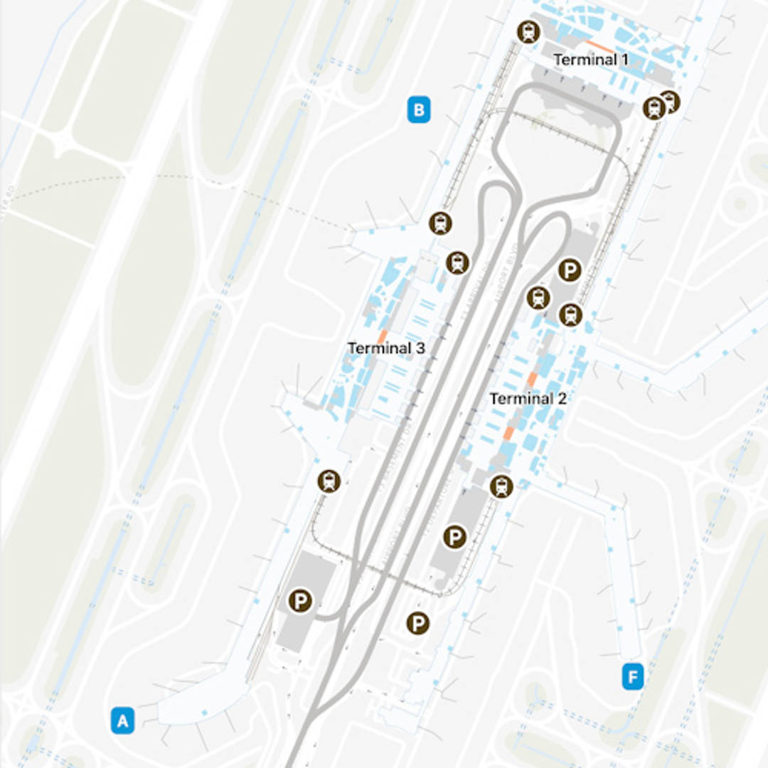 Singapore Changi Airport SIN Terminal 1 Map