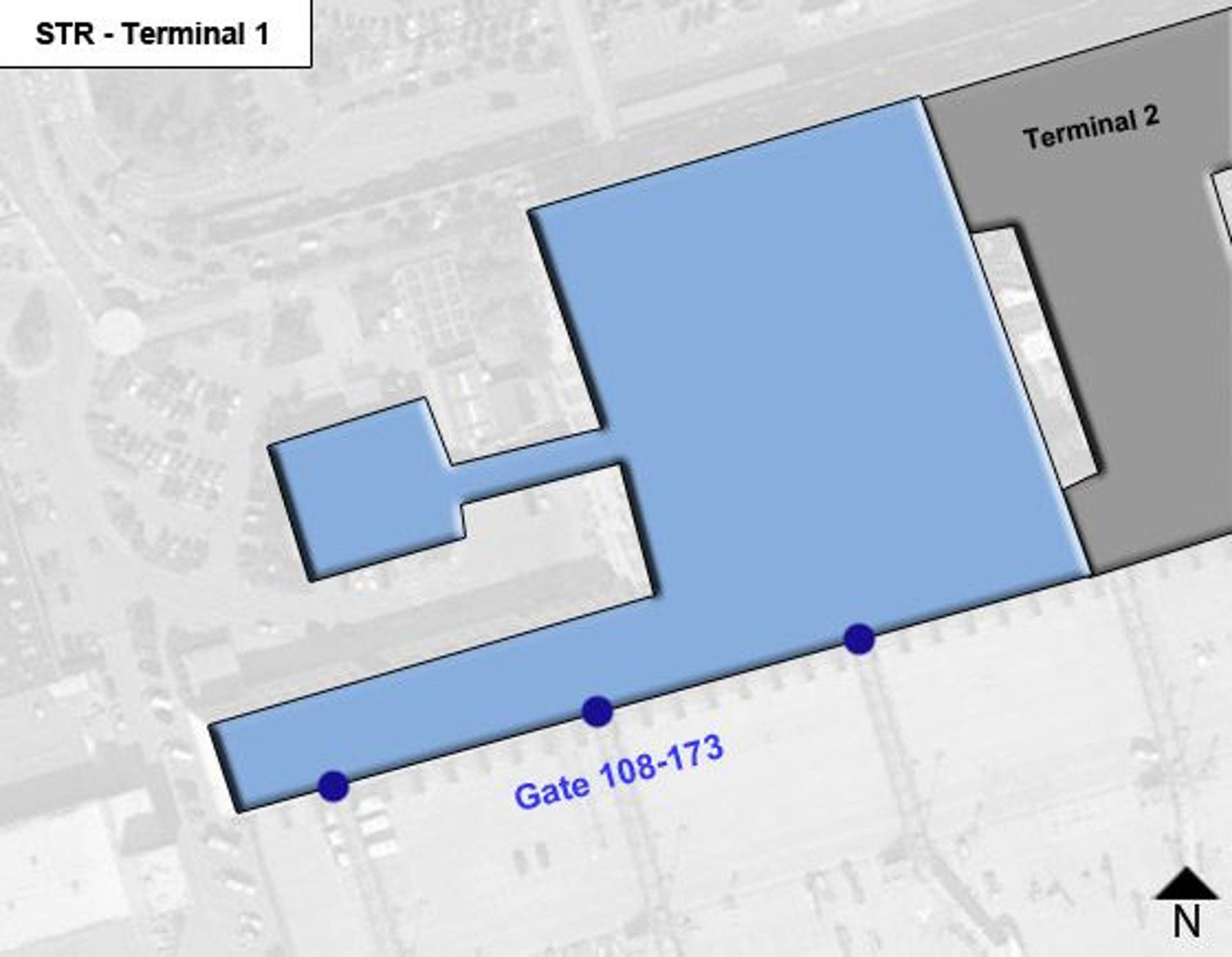Stuttgart Airport Map | STR Terminal Guide