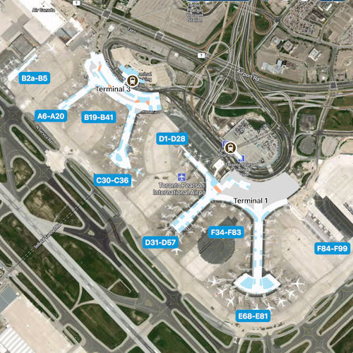 Toronto Airport Map Terminal 3 1 Pearson Airport Maps Pearson Airport Toronto Airport Map Terminal 3 1 Pearson Airport Maps Pearson Airport