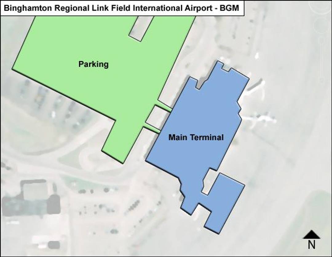 Binghamton Airport Map: Guide to BGM's Terminals