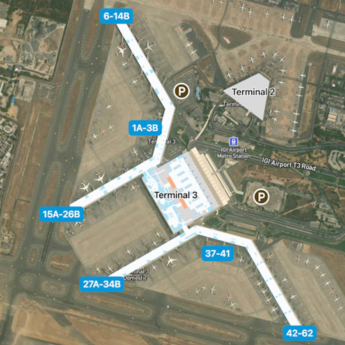 New Delhi Airport Map: Guide to DEL's Terminals
