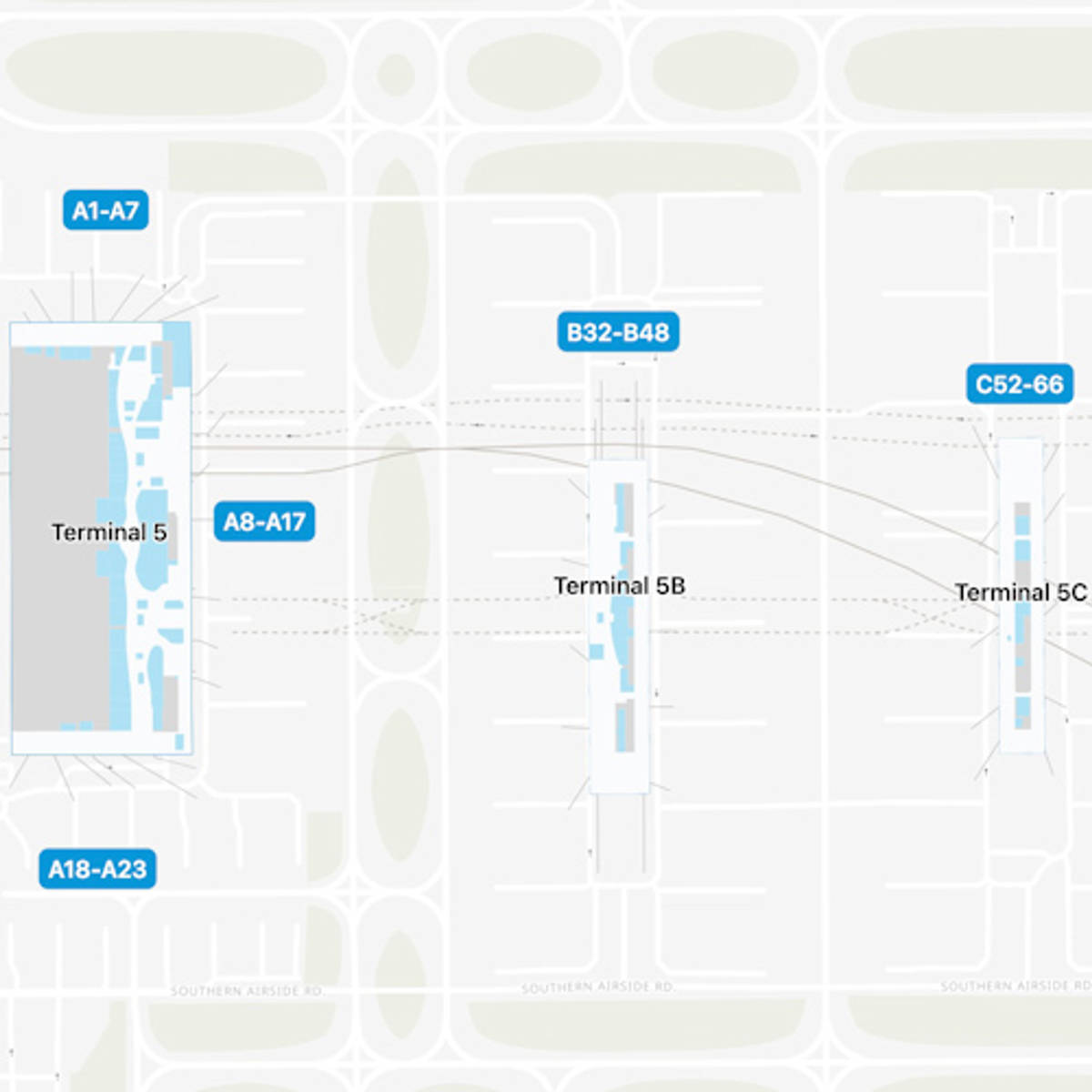 London Heathrow Airport Terminal 5 Map & Guide