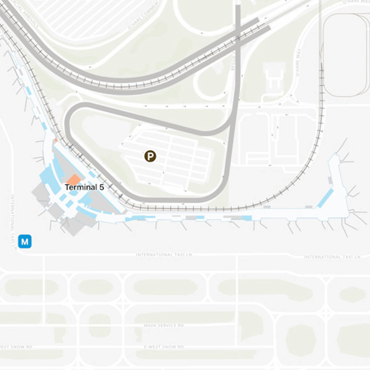 Chicago OHare Airport Terminal 5 Map & Guide
