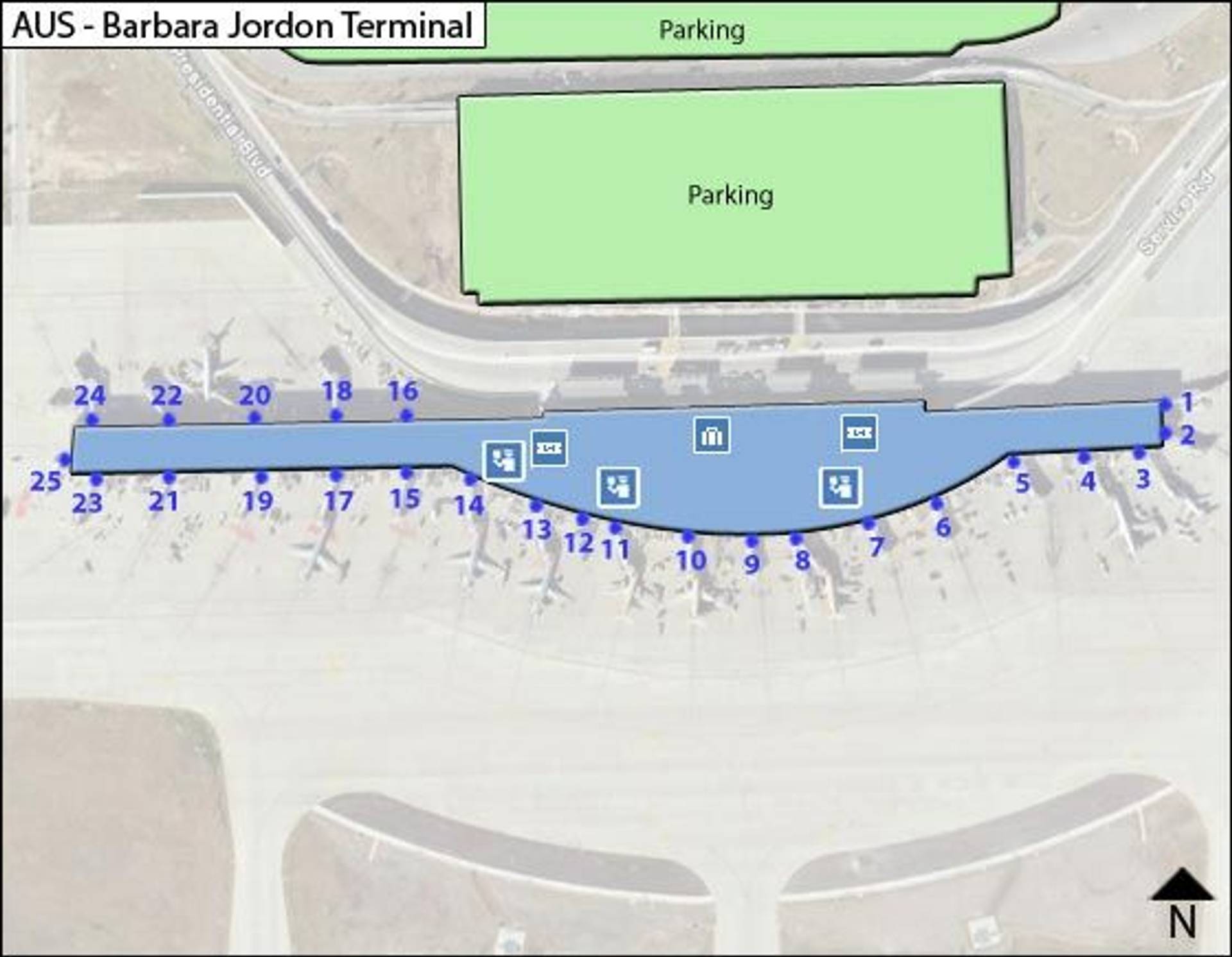Austin Bergstrom Airport Map: Guide to AUS's Terminals