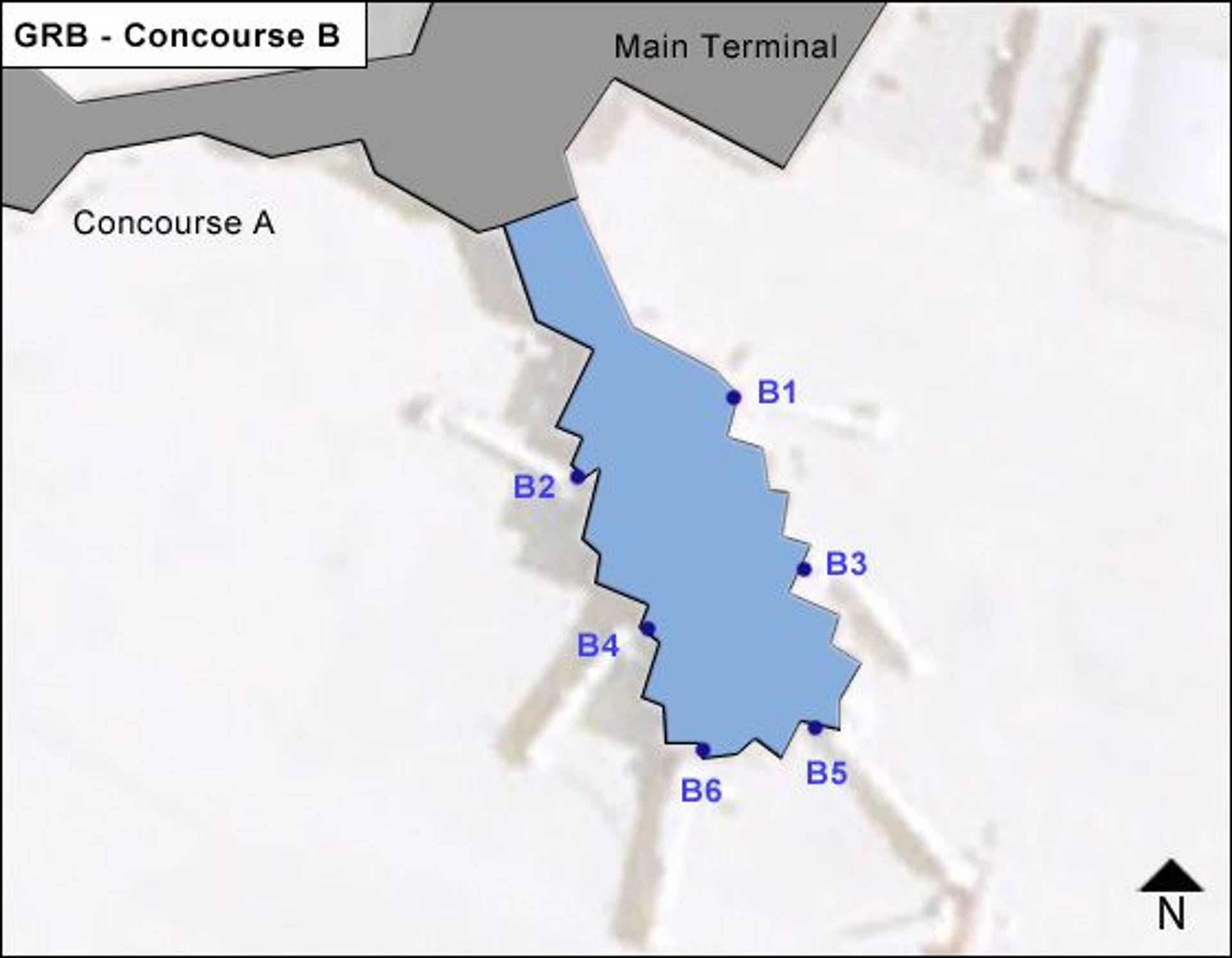 Austin Airport Concourse B Map & Guide