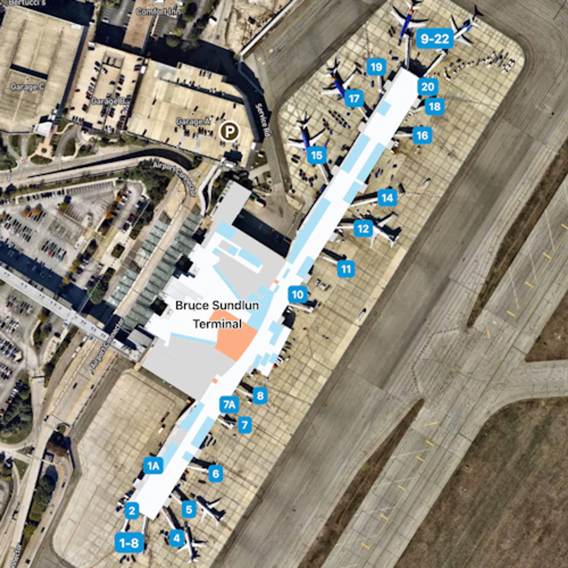 Providence Green Airport Map: Guide to PVD's Terminals