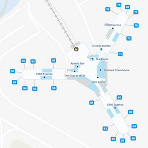 Orlando Airport Airside D Map & Guide