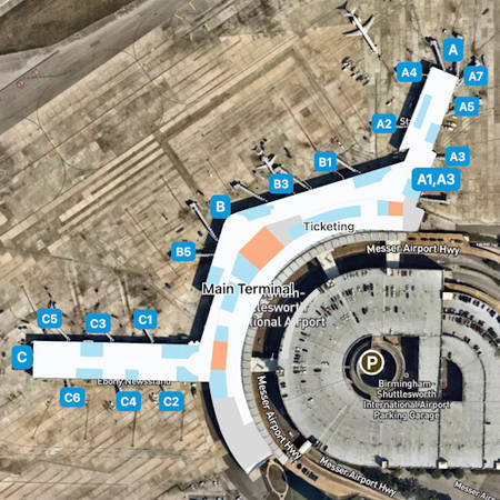Birmingham Airport Map: Guide to BHM's Terminals