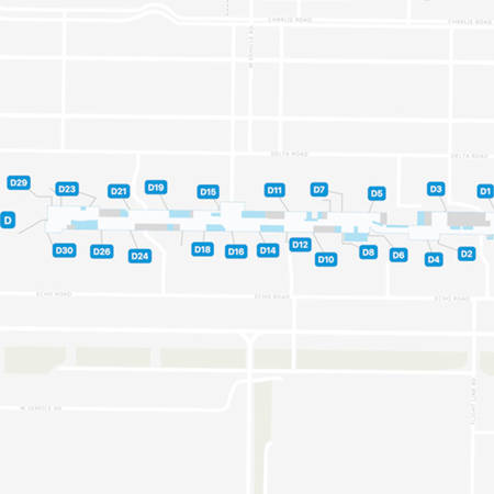 Washington Dulles Airport Concourse D Map & Guide