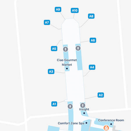 Jacksonville Airport Concourse A Map & Guide