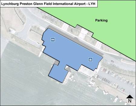 Lynchburg Airport Map: Guide to LYH's Terminals
