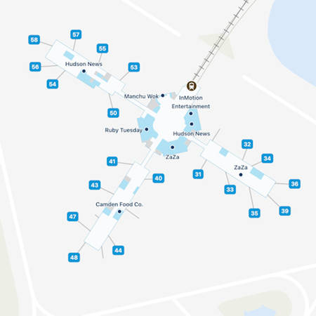 Orlando Airport Airside C Map & Guide