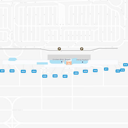 LA Ontario Airport Terminal 4 Map & Guide