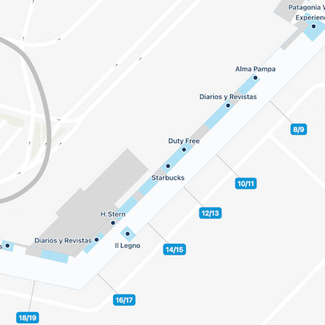 Buenos Aires Airport Terminal B Map & Guide