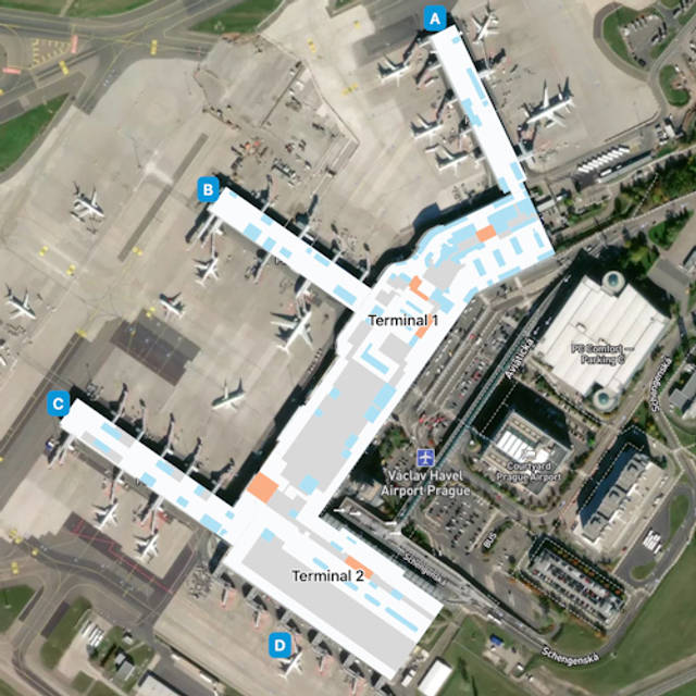 Prague Airport Map: Guide to PRG's Terminals
