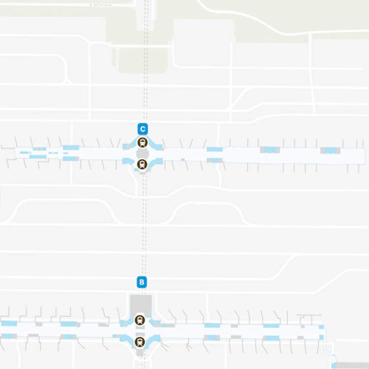 Denver Airport Concourse B Interactive Map & Guide