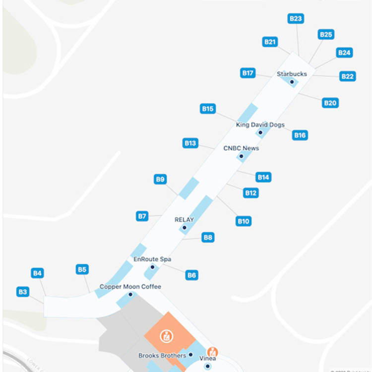 Indianapolis Airport Main Terminal Interactive Map & Guide