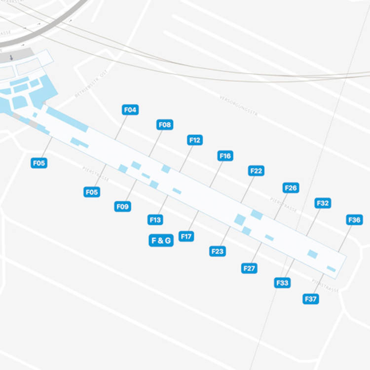 Vienna Airport Terminal F Map & Guide