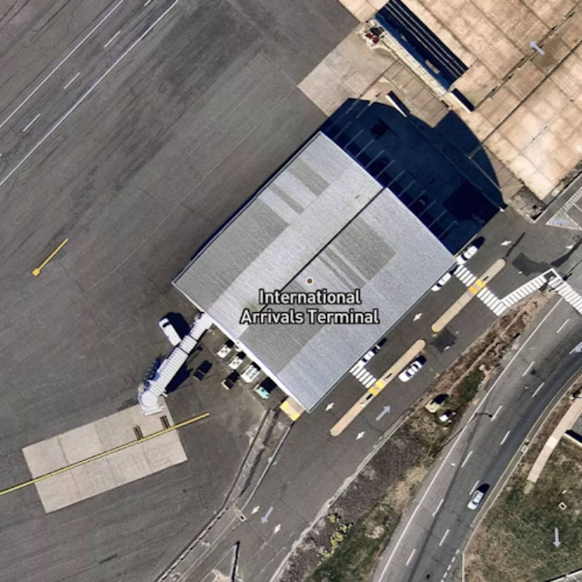 Hartford Bradley Airport International Arrivals Building Map & Guide