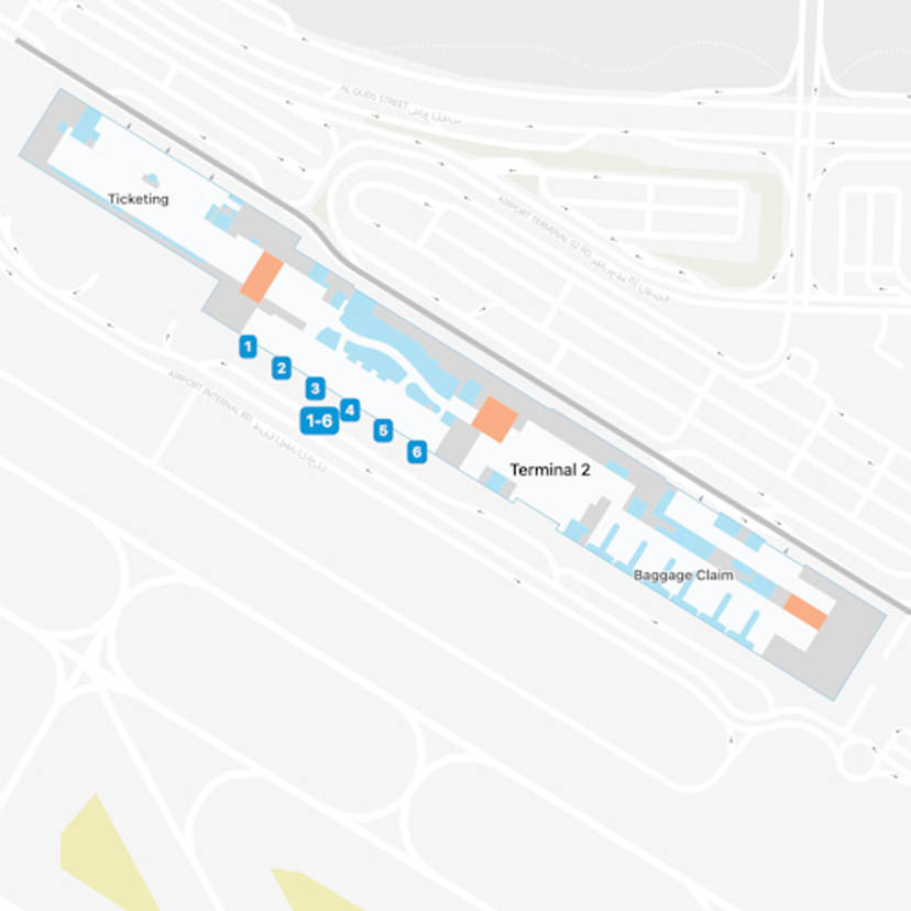 Dubai Airport Terminal 2 Map & Guide