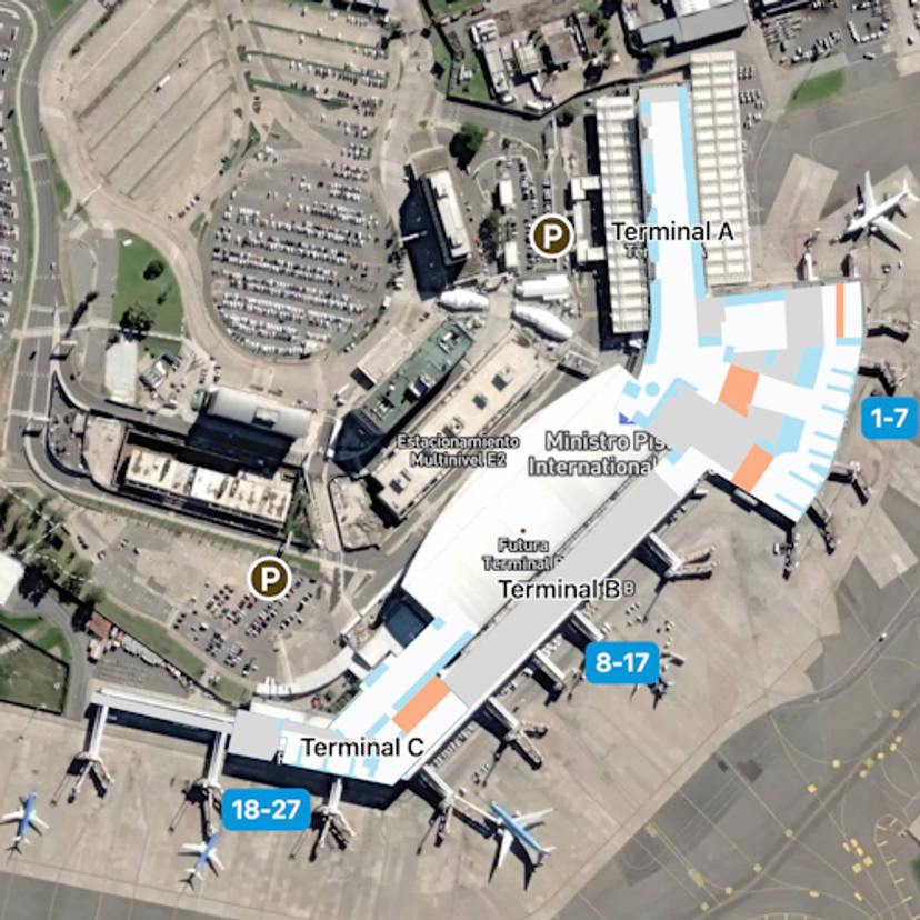 Buenos Aires Airport Map: Guide to EZE's Terminals