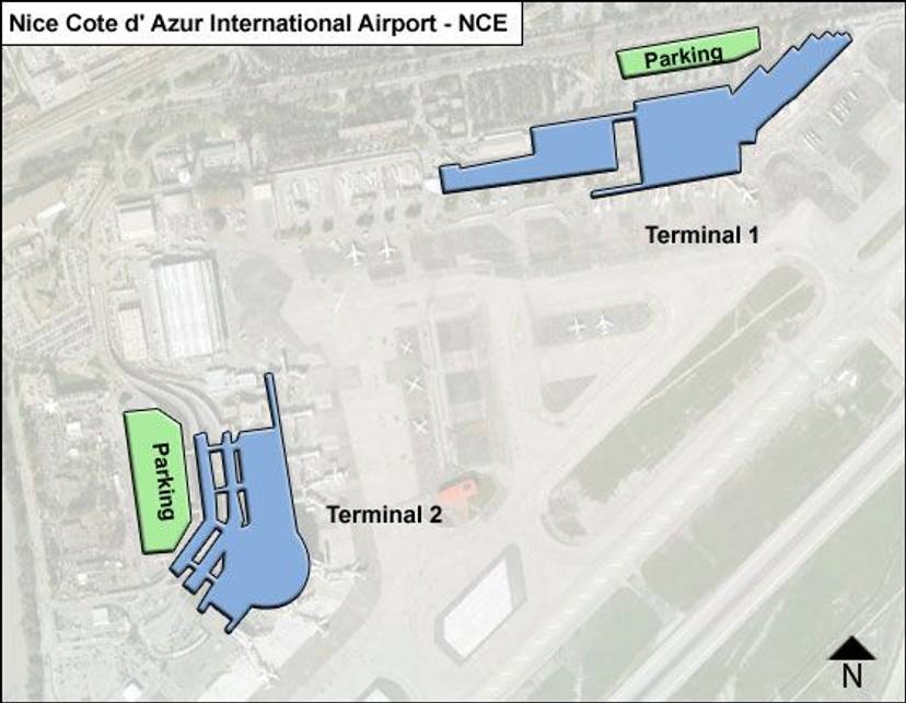 Nice Airport Map: Guide to NCE's Terminals